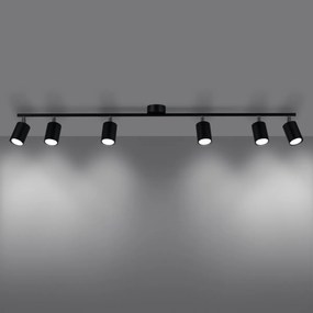 Sollux Lighting Stropní svítidlo LEMMI 6L černé