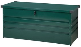 Úložný box, tmavě zelená, 130 x 62 cm, 400L CEBROSA Beliani