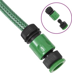 Zahradní hadice se sadou koncovek zelená 0,5" 20 m PVC 154370
