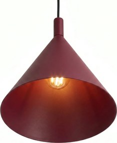 Sollux Lighting Závěsné svítidlo NOX 25 bordó