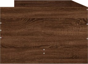 Rám postele se zásuvkami hnědý dub 75 x 190 cm Small Single 3207363