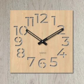 Moderní dřevěné nástěnné hodiny | Minimalistický design do interiéru I SENTOP HDFK033