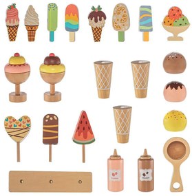 Zopa Dřevěné zmrzlinářství set