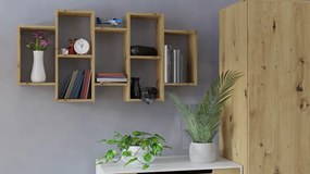 Regál visící BILBAO dub artisan