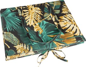 Bellatex Polstr na plážové lehátko - potah na zip Zelená 55x195 cm