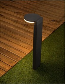 NV 9131202 Venkovní nástěnné svítidlo POSEN antracitový hliník a akrylový difuzor LED 10W 3000K 200-240V 113st. IP65 - NOVA LUCE
