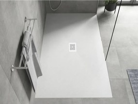 Mexen Hugo, obdélníková sprchová vanička SMC 200 x 100 cm, bílá, bílá krytka, 42101020-W