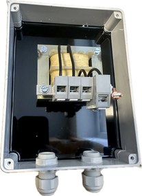 Vagnerpool Transformátor bazénový pro LED světla - šedý (trafo) 50 W / 230 V/12 V