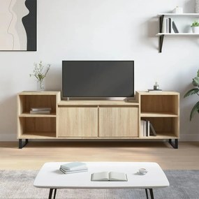 vidaXL TV skříňka 160x35x55 cm kompozitní dřevo [831355] Barva: bílá s vysokým leskem