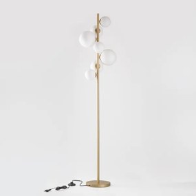 BRILAGI - LED Stojací lampa MILLA 7xG9/3W/230V zlatá/bílá
