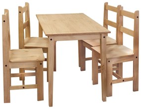 Idea nábytek Stůl + 4 židle CORONA 2 vosk 161611