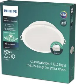 Philips Meson 20W 4000K bílá / LED podhledové svítidlo / 2200lm / 4000