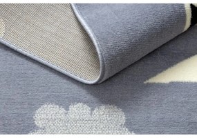Dětský kusový koberec PP Bert šedý 120x160cm