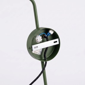 Sollux Lighting Nástěnné svítidlo NOX 1 olivově zelené s vypínačem