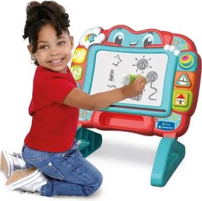 CLEMENTONI BABY Interaktivní magnetická tabule / 2 v 1 / 3 polohy hran