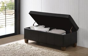 Casarredo - Komfort nábytek Lavice - úložný prostor TOURS černá II.jakost