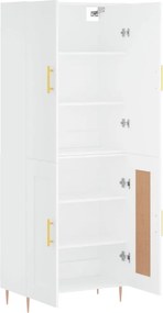 Skříň highboard bílá 69,5 x 34 x 180 cm kompozitní dřevo 3195779