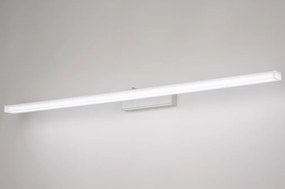 Nástěnné LED svítidlo nad zrcadlo Liott White 90