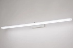 Nástěnné LED svítidlo nad zrcadlo do koupelny Liott White 90