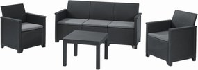 KETER ELODIE 3 SEATER Set zahradní, grafit/šedá 17209489