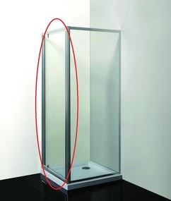 Olsen Spa SMART - ALARO 80 cm OLBALA80CGBV sprchové dveře sklo Grape new
