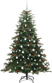 Umělý vánoční stromeček Zelená 180 cm PVC, kov a plast 3395553