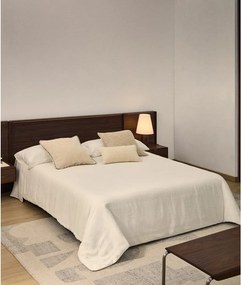 Slonovinové 3dílné povlečení na dvoulůžko/prodloužené 220x240 cm Simmel – Kave Home