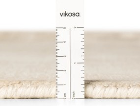 Vikosa, Kusový koberec Vikosa Jane 106293 Ivory kruh, 120x120 (průměr) kruh, bílá, dětský pokoj