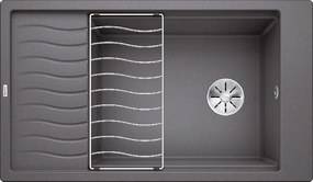Blanco Elon XL 8 - Silgranitový dřez, 860x500 mm, s příslušenstvím, InFino, šedá skála 524861