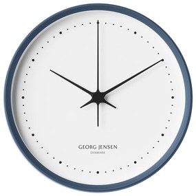 Modré nerezové hodiny Henning Koppel, 22 cm - Georg Jensen