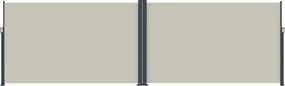 Dvojitá zatahovací markýza/boční zástěna BestBerg BBSU-2S300BG / 180 x 600 cm / béžová