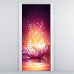 Fototapeta na dveře - Lotosový květ (95x205cm)