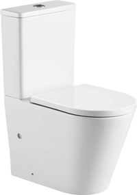 Mereo Mereo, WC kombi vario odpad, kapotované, Smart Flush RIMLESS, 605x380x825mm, keramické, VSD91T2