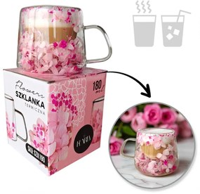 Flamenco Mystique Termoska s hortenzií a růžemi 180 ml - 1 ks 190 SZK