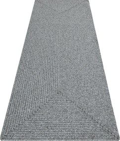 Kusový koberec Braided 105551 Light Grey – na von aj na doma, 120x170, šedá, chodba / predsieň, Hanse Home