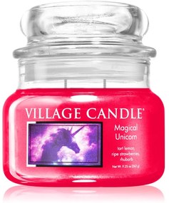 Village Candle Magical Unicorn vonná svíčka (Glass Lid) 262 g