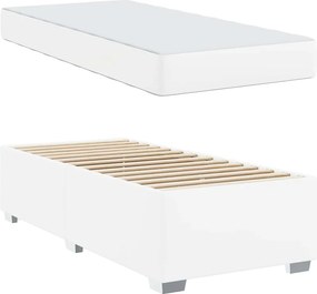 Rám postele Bílá 90 x 190 cm PVC 3399220