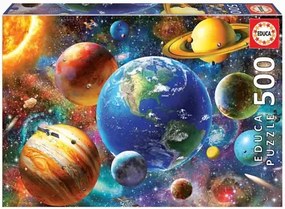 EDUCA Puzzle Sluneční soustava / 500 dílků / 48 x 34 cm