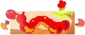 Bigjigs Toys Počítací puzzle housenka / od 2 let