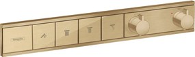 Hansgrohe RainSelect, baterie pod omítku na 4 spotřebiče, kartáčovaný bronz 15382140