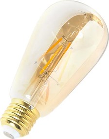 Sada 3 stmívatelných LED žárovek E27 ST64 Goldline 5W 380lm 2200K