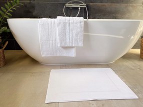 PÍSECKÉ LŮŽKOVINY koupelnová předložka froté 50x70 - bílá