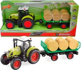SPARKYS Traktor s valníkem FARM SERVICE / 1:16 / Plast / 3x AG13 (souč