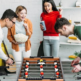 Costway 4 v 1 Hrací stůl a na stolní tenis a na vzdušný hokej a na fotbálek