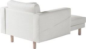 Potah na IKEA Norsborg šezlong s loketními opěrkami barva krémová látka pletený vzor