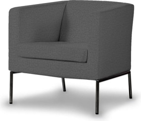 Potah na křeslo IKEA Klappsta barva šedá látka pletený vzor