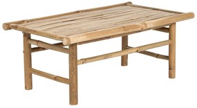 Bambusový konferenční stolek 80 x 45 cm světlé dřevo TODI Beliani