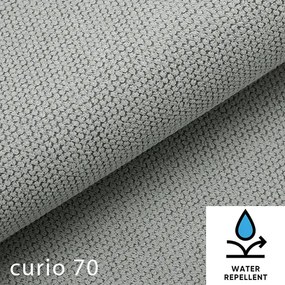 Malá sedací souprava SLIM | 235x179 cm | PRAVÁ | 70 modrošedá | rozkládací + úložný prostor