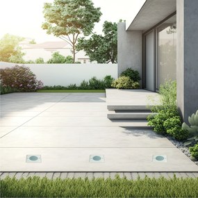 Exteriérové ​​najezdové svítidlo Viale Square, 1x GU10