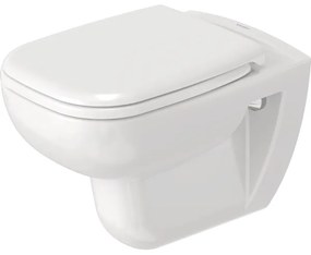 Duravit 25700920002 - Závěsné Rimless WC D-CODE keramika/lesklá bílá